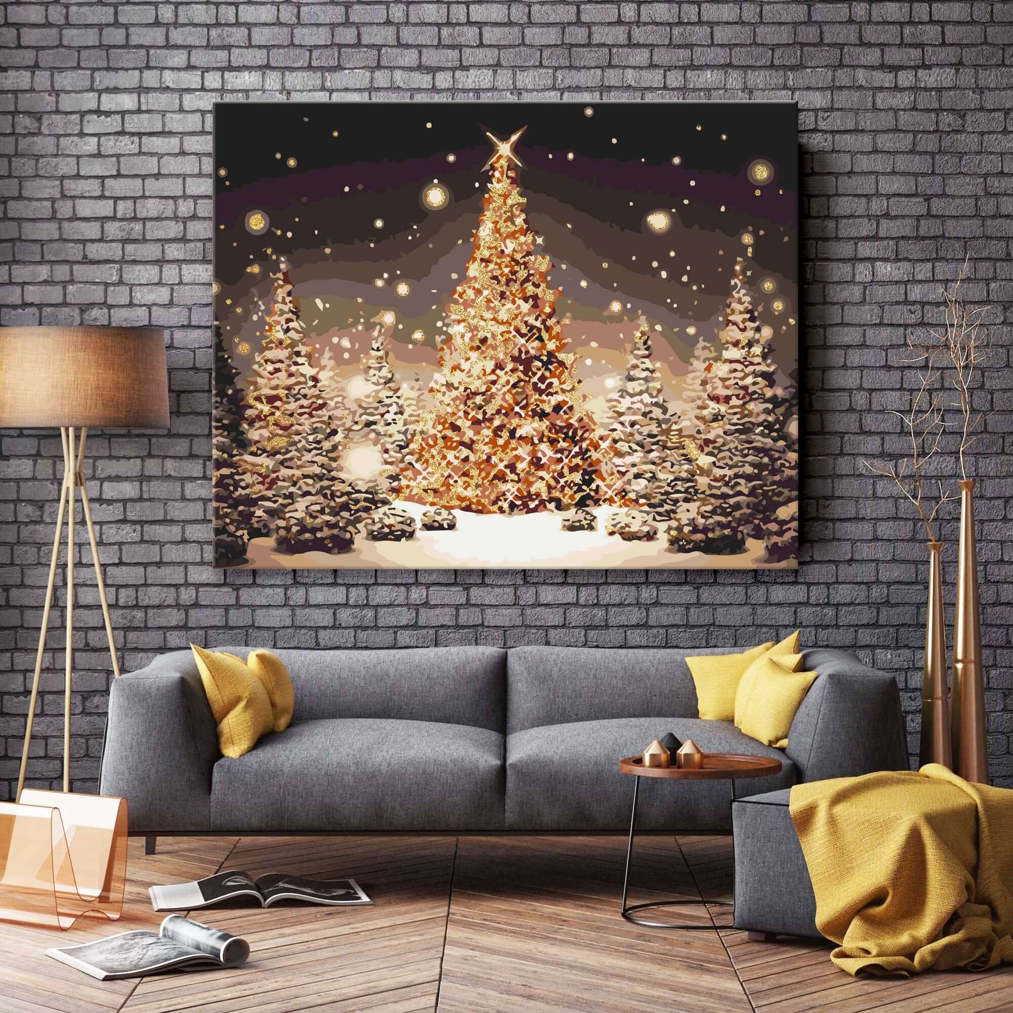 JUL - paint by numbers med julestemning – Road 2 Art - Mal Efter Tal